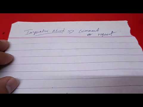 Mood and its Types | Subjunctive | Indicative | Imperative | Conditional | Explained in Urdu