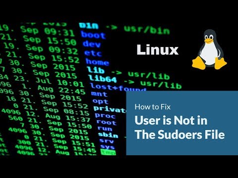 How to Fix User is Not in The Sudoers File Error - Ubuntu or Linux Mint