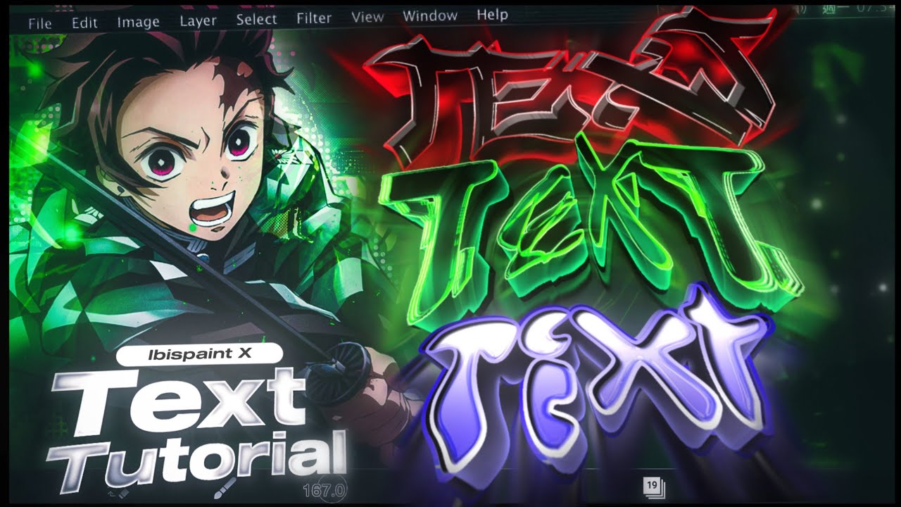 3 Easy Text Tutorial On Ibispaint X | 3D Texts On Ibispaint X Tutorial