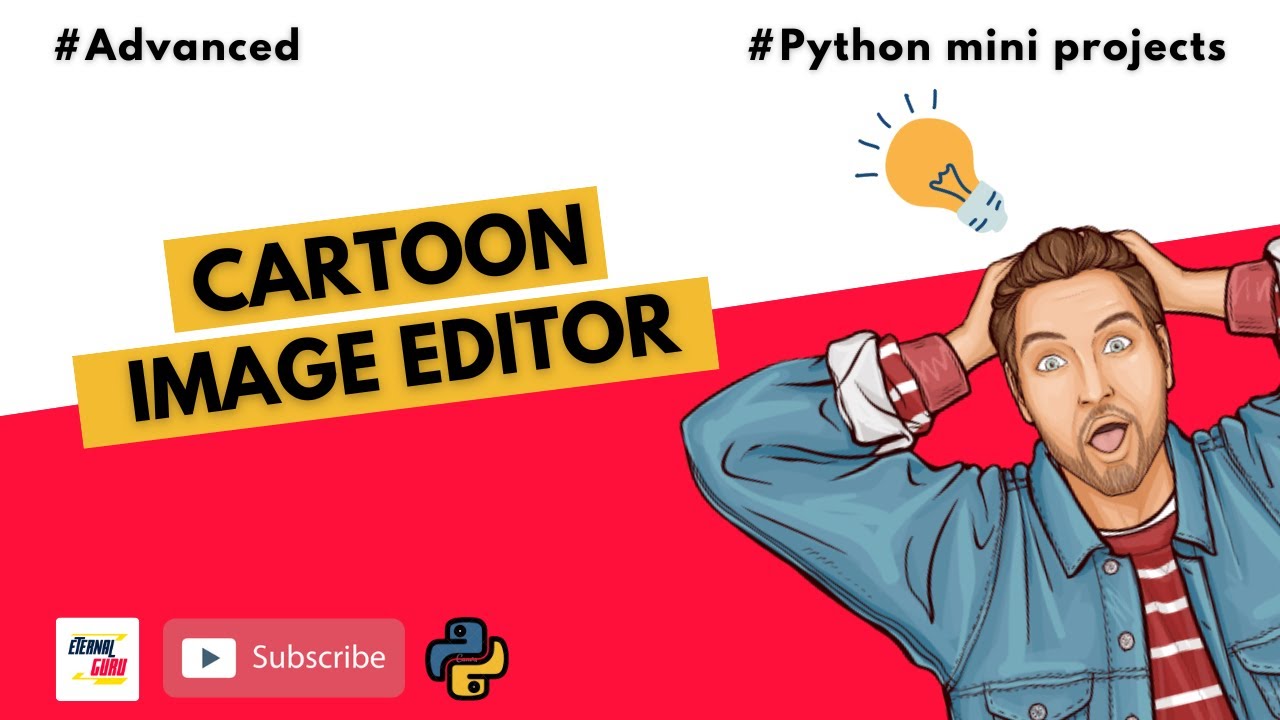 #16 Image converter into Cartoon Image | Advanced Python Projects | For Beginners | Jr. Eternal
