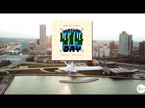 Milwaukee Street Art - 414 Day Gone Virtual (4K Drone Video)