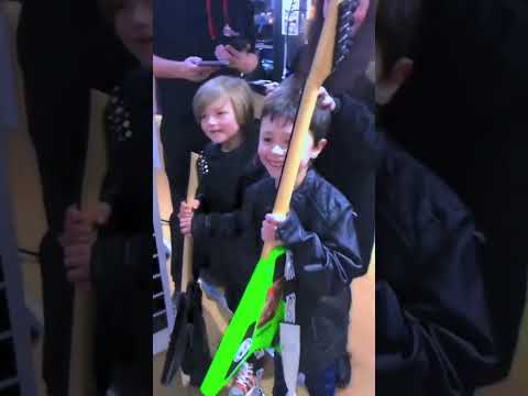 Zakk Hurley (9 Years Old) Getting His Jackson Guitar Signed By Mick Thomson From Slipknot!