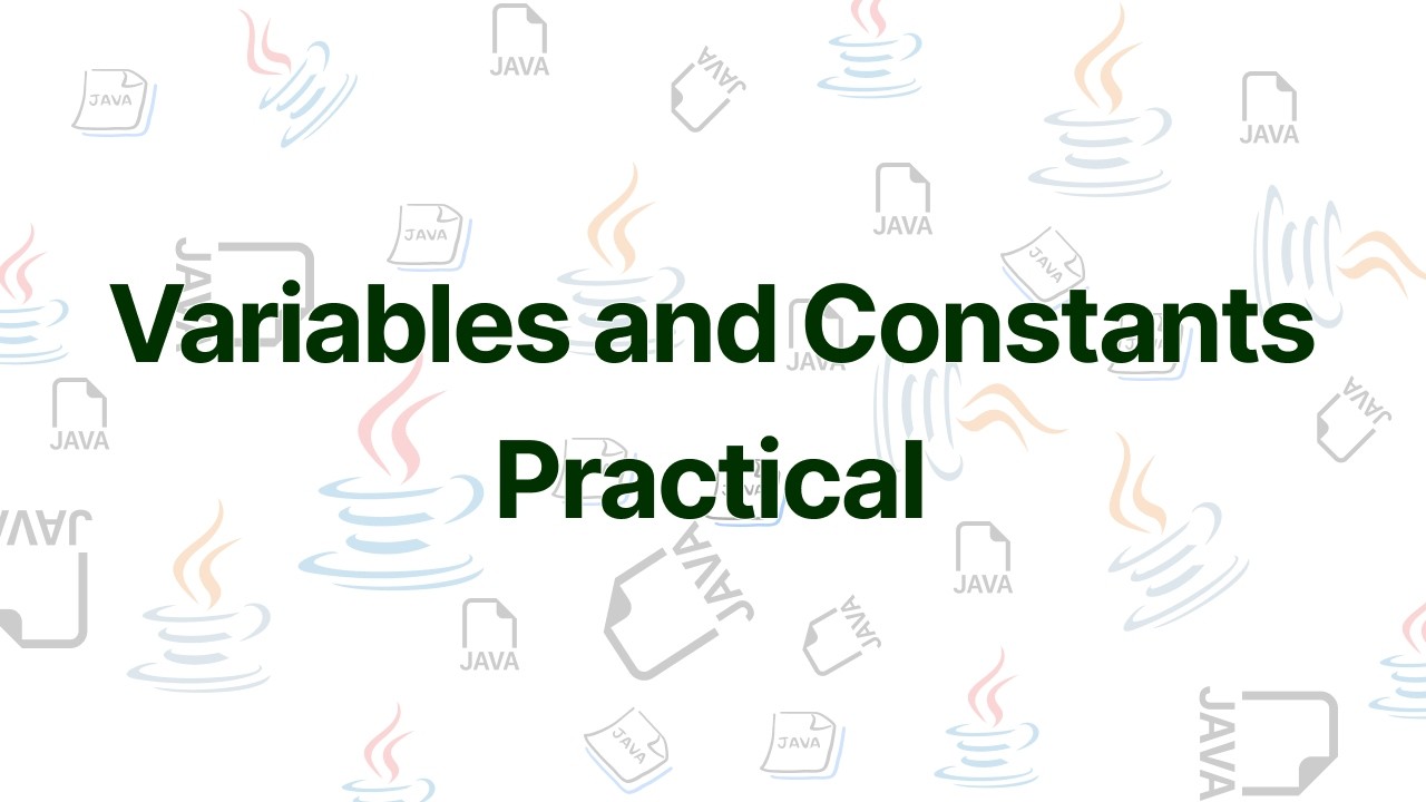 CMP 175 Java Unit 2.3 | Variables and Constants Practical