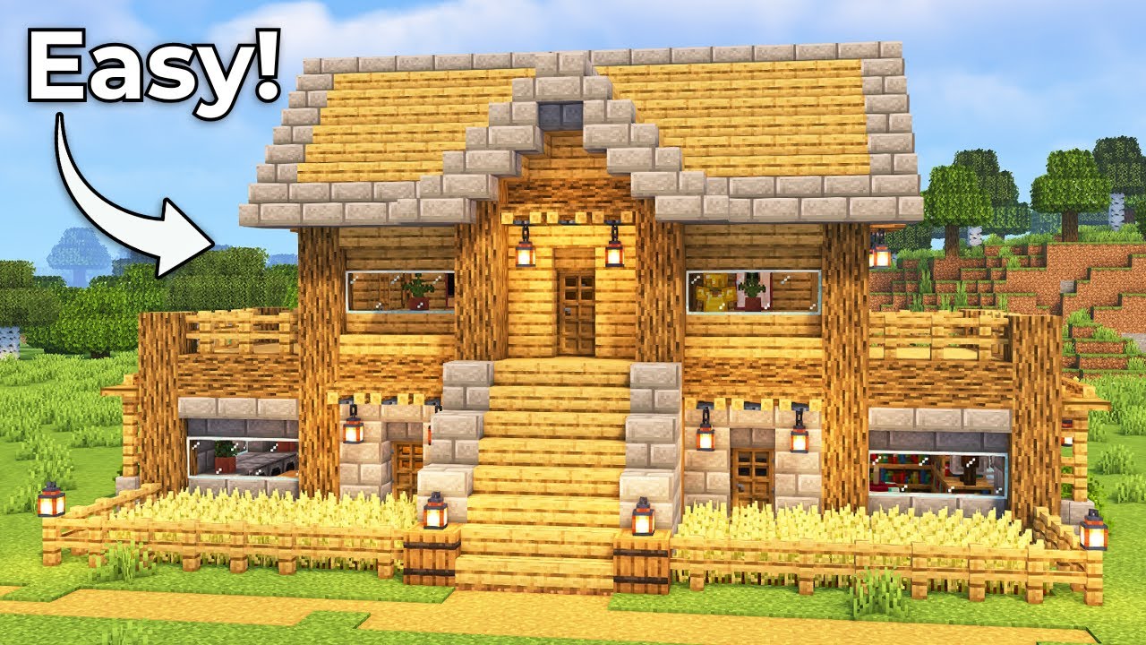 Minecraft: Ultimate Duo Survival House Tutorial🏠 - Minecraft Builders