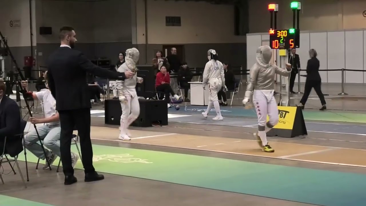 Budapest World Cup 2025 CWS - L16 - Yu Kit HKG v Wu Yuwei CHN