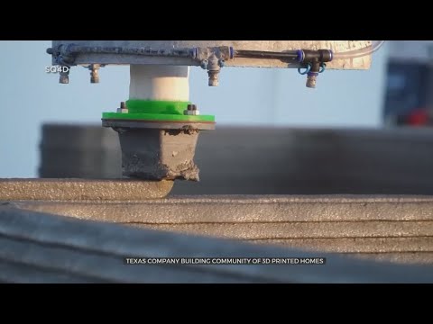 Texas Company Building Community Of 3D Printed Homes