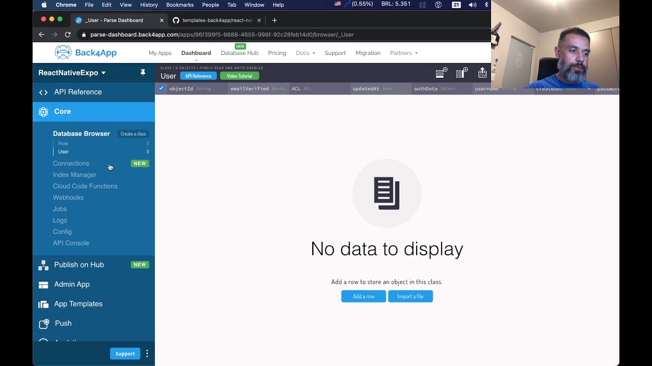 React Native Parse - Start from Template
