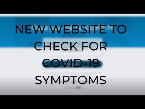 New website to check for COVID-19 symptoms
