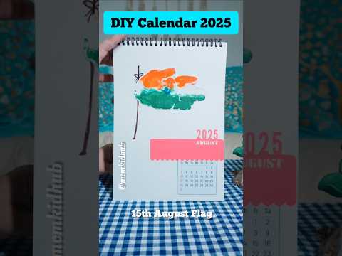 Monthly Calendar For 2025 Made Beautifully At Home In Minutes/ Latest DIY For Workshops #diycalendar