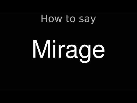 How to Pronounce correctly Mirage (Movie)