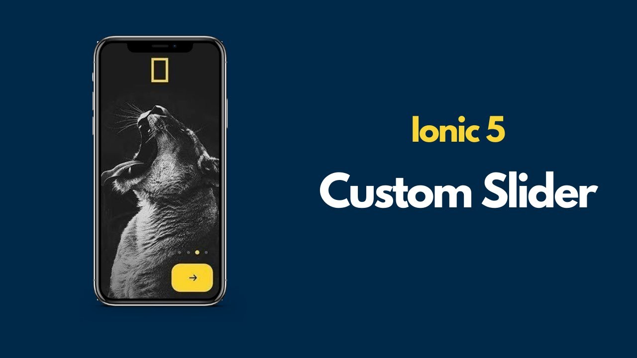 Ionic 5 Wild Life UI | Ionic 5 Custom Slider | Ionic 5 Tutorials for Beginners