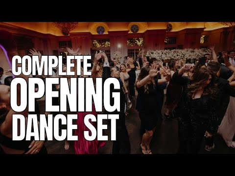 Super Fun Complete Opening Dance Set at a Wedding