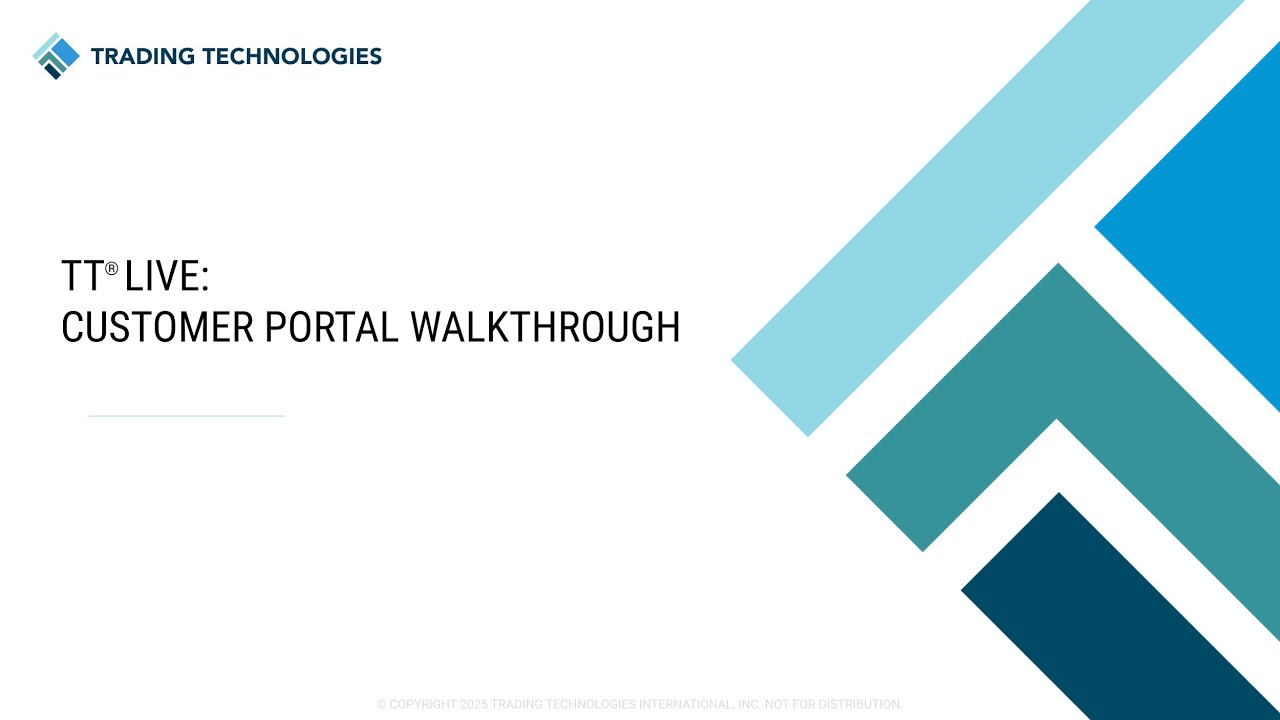 TT® Live: Customer Portal Walkthrough
