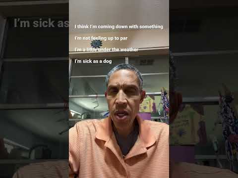 How do you say you are not feeling well? - Learn Everyday English - #shorts