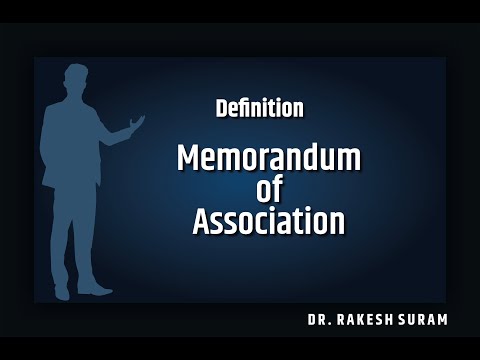 Memorandum of Association (English)