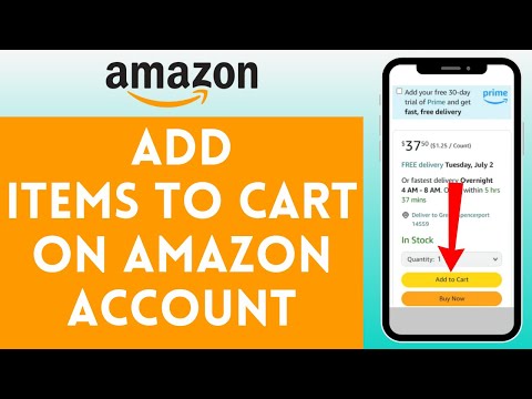 How to Add Items to Cart on Amazon Account (2024) | Include Items to Cart on Amazon Account
