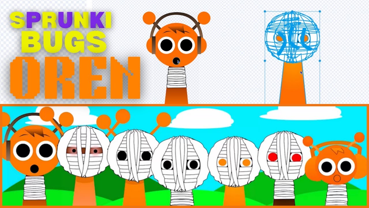 How to make a BUG? Tutorial Sprunki OREN ALIVE  In Original Phase: Incredibox With Scratch