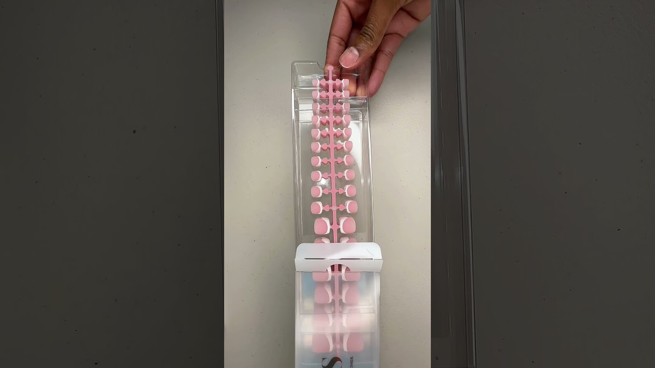 btartboxnails XCOATTIPS Toe Nail Tips - Short French Tip Press On Toenails. #btartbox #nails