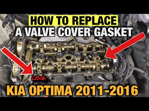 HOW TO REPLACE A VALVE COVER GASKET | KIA OPTIMA 2011 - 2015 | 2.4L GDI ENGINE | PART 1 #kia
