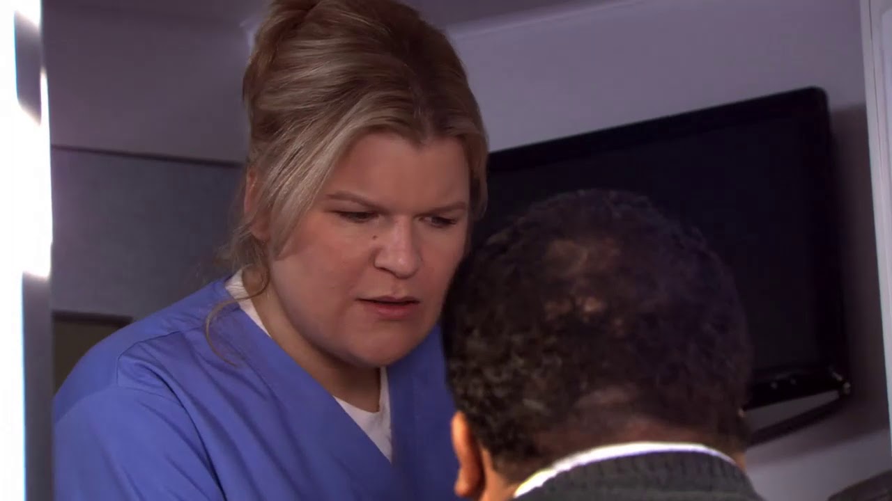Stanley and Phyllis Fake Donating Blood - The Office US