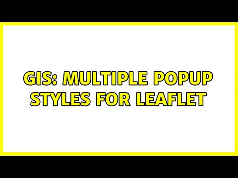 GIS: Multiple popup styles for Leaflet