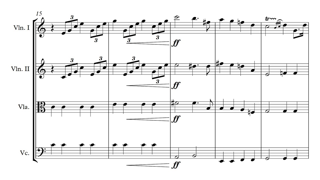 Wedding March - Felix Mendelssohn - String Quartet Arr.: Fernando R. Raudales