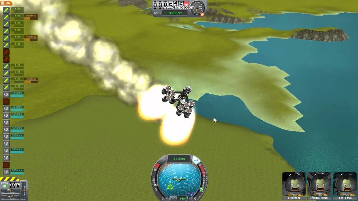 Jebediah Kerman actually scared.