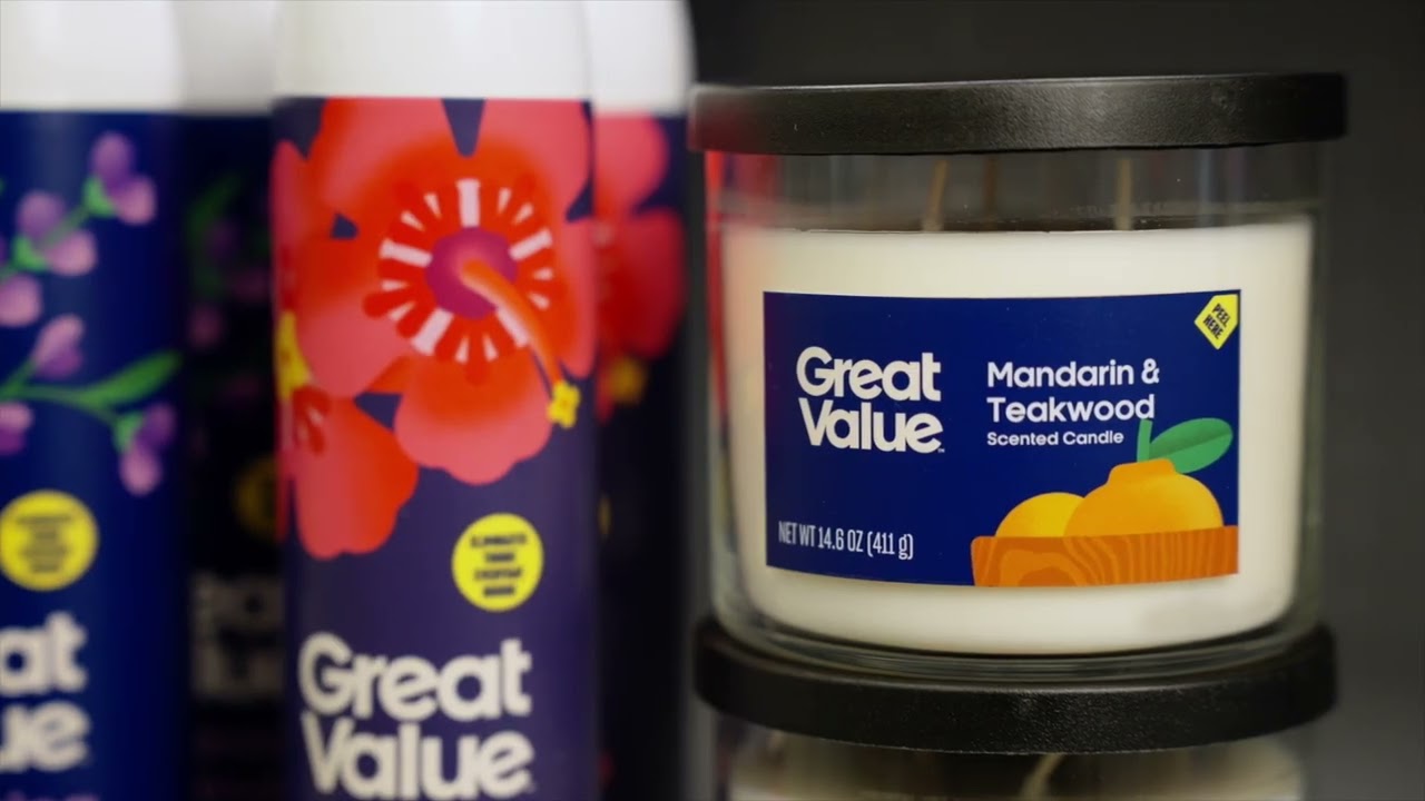 Walmart Refreshing Great Value Brand Packaging