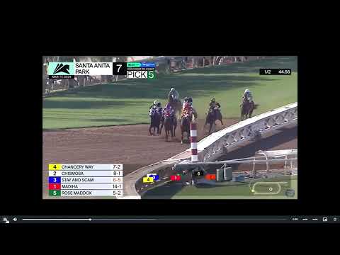 Horse Racing: Stay and Scam Wins The $100K Irish O'Brien Stakes. Full Race Santa Anita Mar. 17, 2024