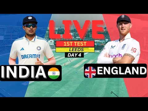 India vs England, 1st Test, Day 4 | Live Cricket Match Today | IND vs ENG Live Match Today
