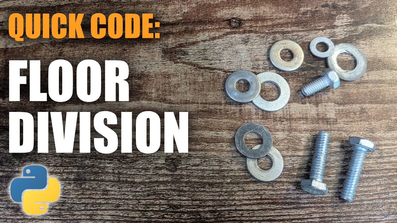 Python Quick Code: Floor Division