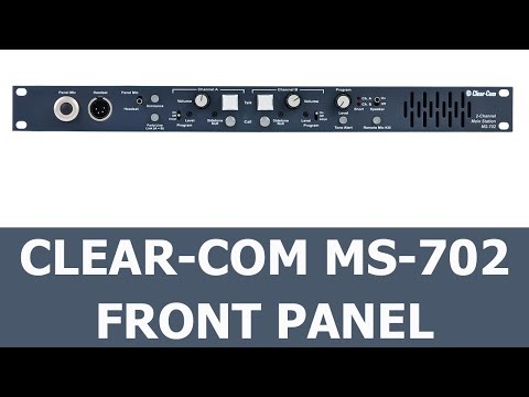 Clear-Com MS-702. Front panel +7 915 393 09 27