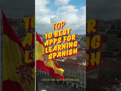 TOP SPANISH LANGUAGE LEARNING APPS #languagelearning #fyp #spanish #apps