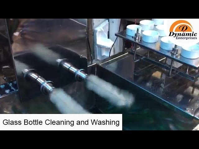 Glass Bottle Rinsing Washing Machine - Glass Bottles Washing ...
