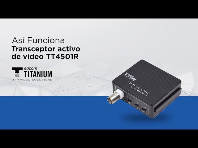 SYSCOM: KITTT16PVTURBOX-EPCOM-TITANIUM - Kit de TRANSCEPTOR ACTIVO DE ...