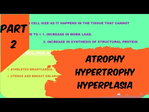 ATROPHY - HYPERTROPHY - HYPERPLASIA | PATHOLOGY & PHYSIOLOGY
