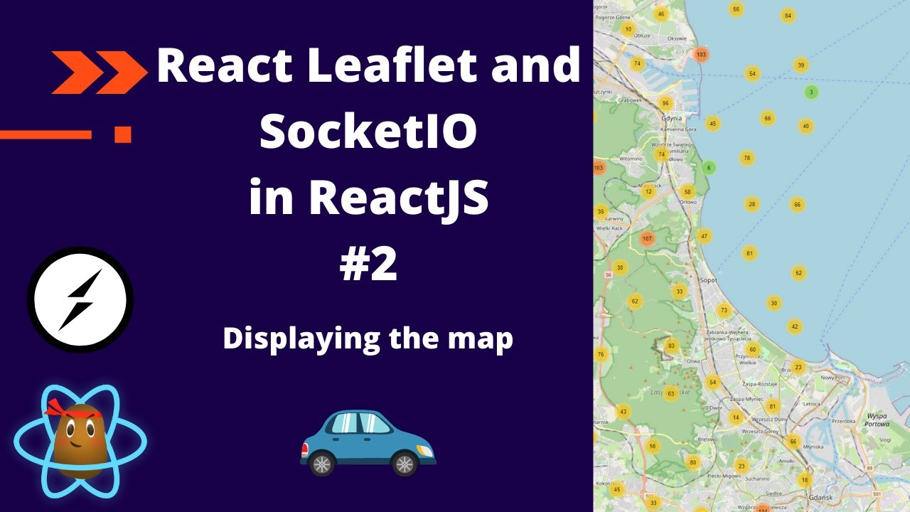 Dynamic Data and Maps - ReactJS Tutorial -  Displaying the Map #2
