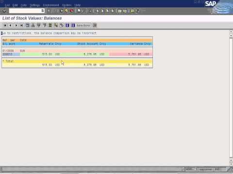 SAP Inventory Reports