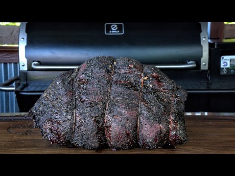 Smoked a Sirloin Tip Roast Recipe on my Z GRILLS 11002b | Rare Roast Beef