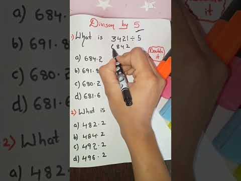 How to divide in 2 seconds #trending #shorts