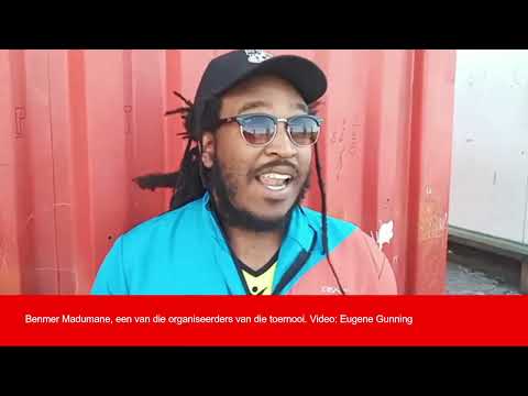 Benmer Madumane, een van die organiseerders van die toernooi. | George Herald