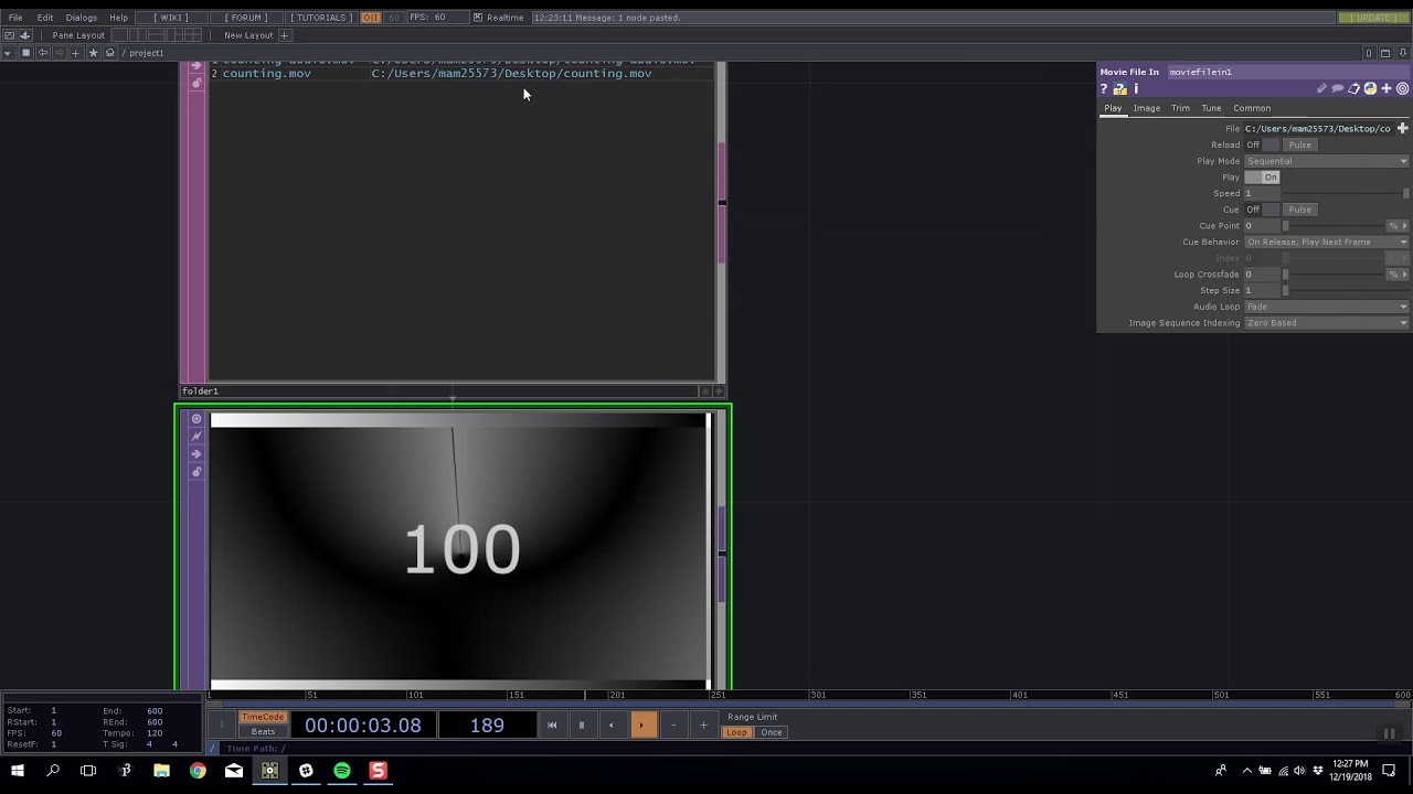 Touchdesigner - Working with programmatic (python) references