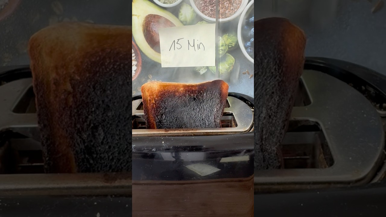 The End.. 😱 #food #toast #experiment