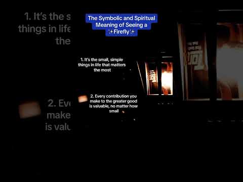 Symbolic Meaning of Seeing Fireflies #shorts