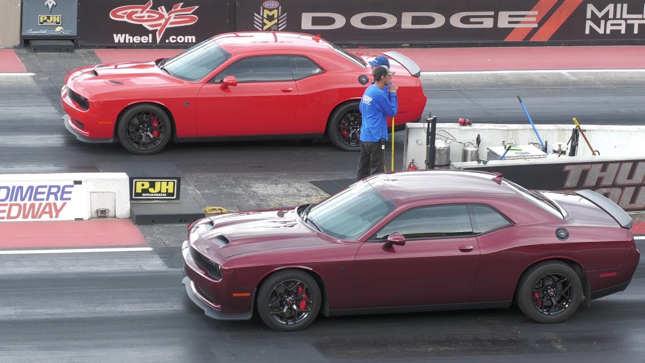 Dodge Challenger Hellcat Redeye Races Regular Hellcat, Come Ride This ...