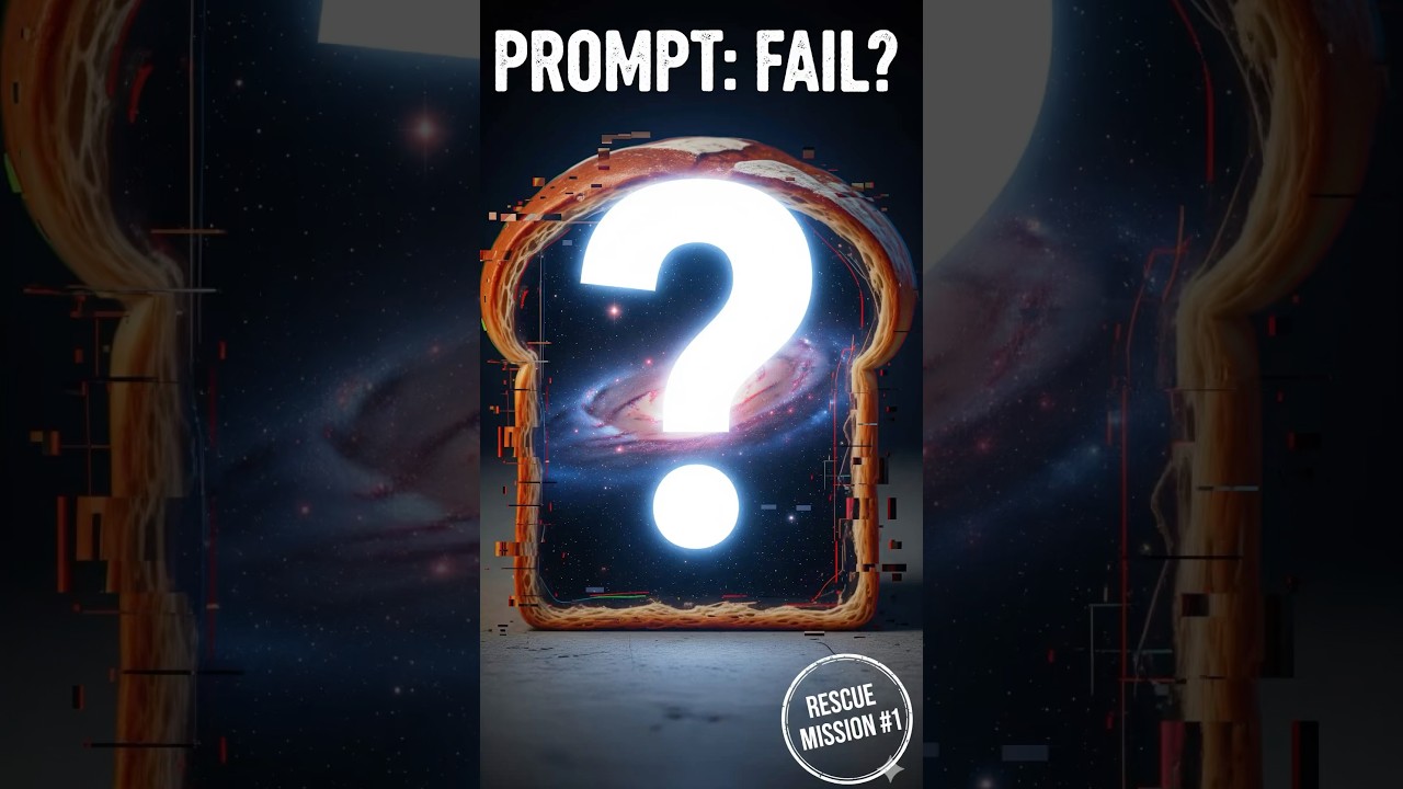 AI Baked a GALAXY LOAF... and THIS Happened! 🍞🌌 | Prompt Rescue #1