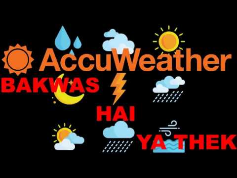ARE THE ACCU WEATHER FORCAST IS CORRECT WAY TO FORECAST WEATHER OR NOT