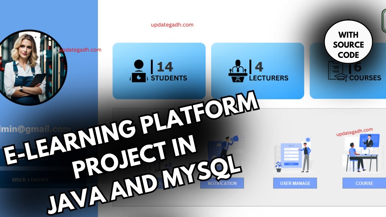 E learning Platform Project in java and MySQL