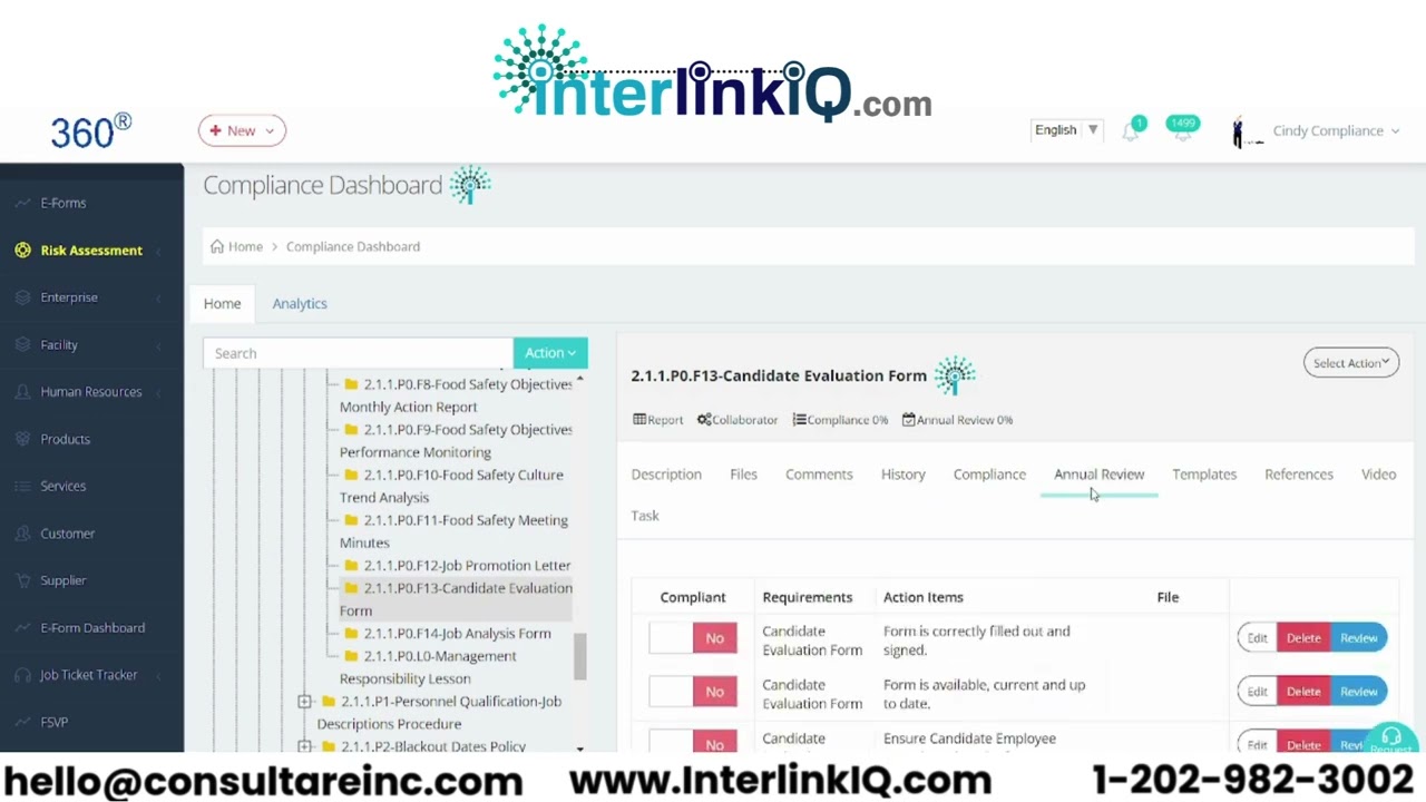 Candidate Evaluation Form