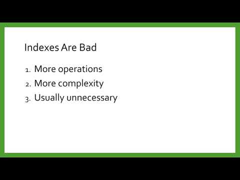 Lists and Indexes